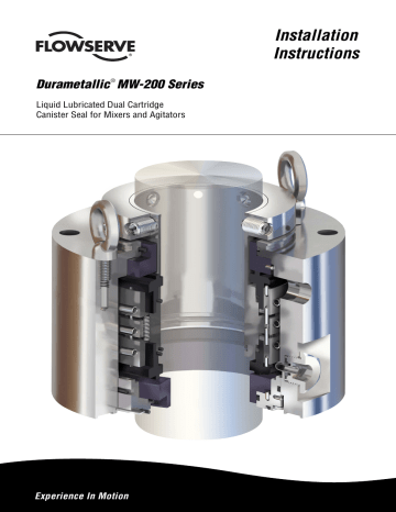 Flowserve MW-200 Seal User Instructions | Manualzz