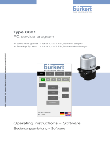 4.4.1. Sub-menu Device data. Burkert 8681 | Manualzz