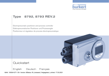 Burkert 8793 Digital electropneumatic Process Controller SideControl ...