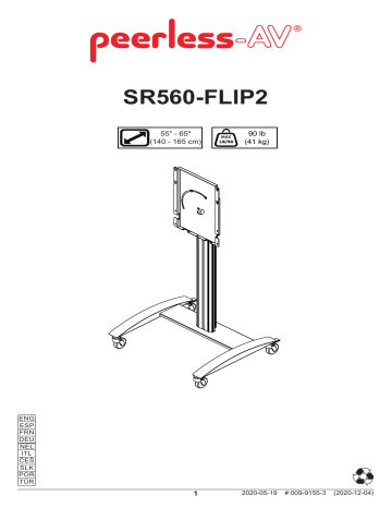 PEERLESS-AV SR560-FLIP2 Guide d'installation | Manualzz