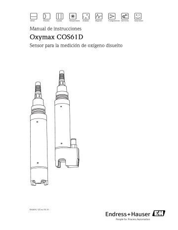 Endres+Hauser Oxymax COS61D Instrucciones de operación | Manualzz