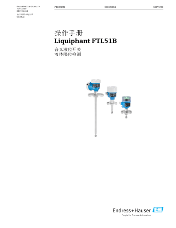 Endres+Hauser Liquiphant FTL51B 取扱説明書 | Manualzz