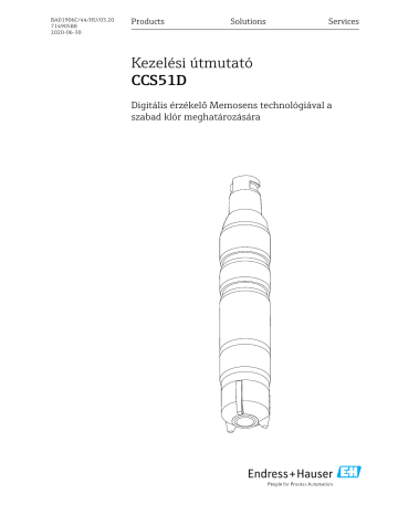 Endres+Hauser CCS51D Operating Instruction | Manualzz