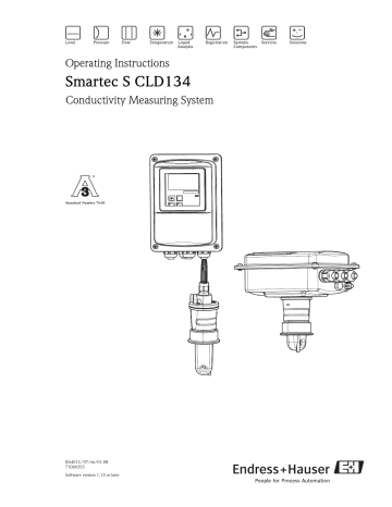 Endres+Hauser Smartec CLD134 Operating Instruction | Manualzz