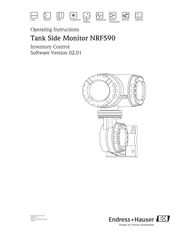 Endres+Hauser Tank Side Monitor NRF590 Operating Instruction | Manualzz