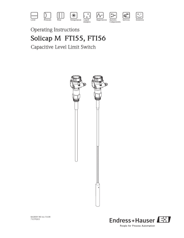 Index. Endres+Hauser Solicap M FTI55, FTI56 | Manualzz