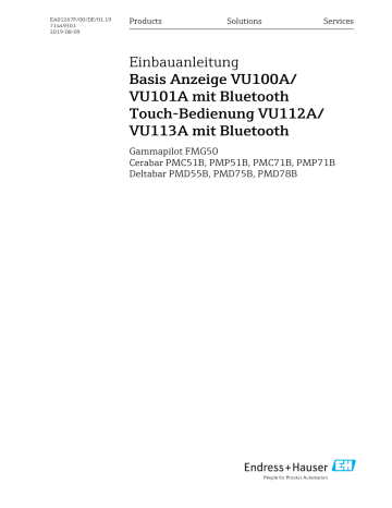 Endres+Hauser VU100 segment display/with Bluetooth VU101 VU112 ...