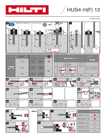 Hilti HUS4-H 12 Operating Instruction | Manualzz