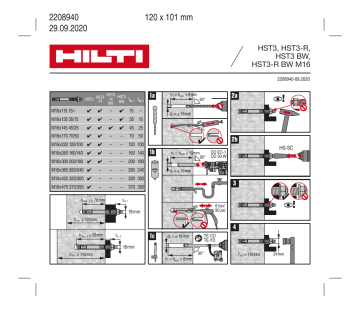 Hilti HST 3 M16 Operating instructions | Manualzz