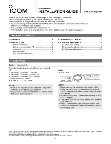 Icom RS-R8600 Installation Guide | Manualzz