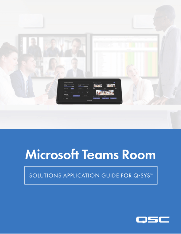 QSC MTR Solution Application Guide | Manualzz
