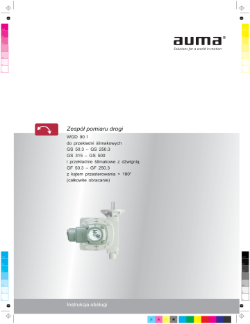 AUMA Valve position indicator WGD 90.1 Instrukcja obsługi | Manualzz
