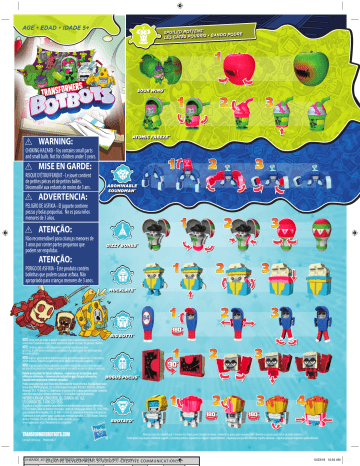 Transformers E4146 Toys BotBots Series 2 Spoiled Rottens 8-Pack Mystery ...