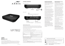 Arris VIP7802 UHD IP Set Top Instructions | Manualzz