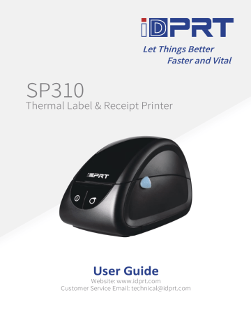 iDPRT SP310 Thermal Label and Receipt Printer User Guide | Manualzz
