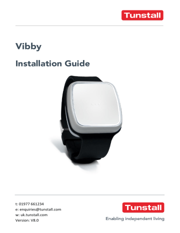 Tunstall Vibby Fall Detector Installation Guide | Manualzz