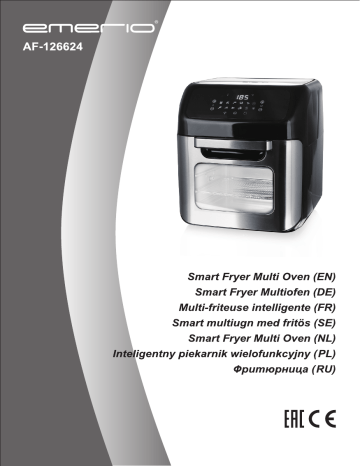 Emerio AF-126624 Smart Fryer Multi Oven instruction manual | Manualzz