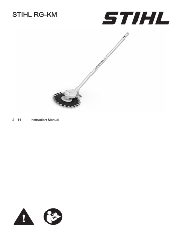 STIHL RG-KM Rotary Scissors Cutting Head Instruction manual | Manualzz