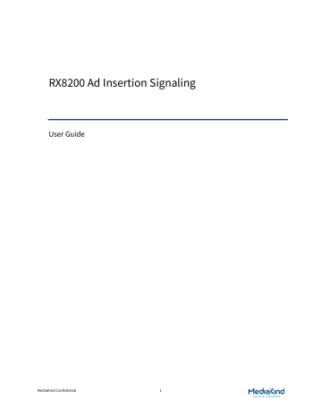 MediaKind RX8200 Advanced Modular Insertion Signaling Receivers and ...