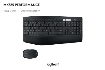 Logitech MK875 Performance Wireless Keyboard User Guide | Manualzz