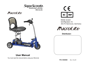 SupaScoota MicroLite Motorized Portable Electric Vehicle User Manual ...