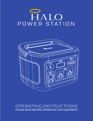 HALO Power Station Instruction manual | Manualzz