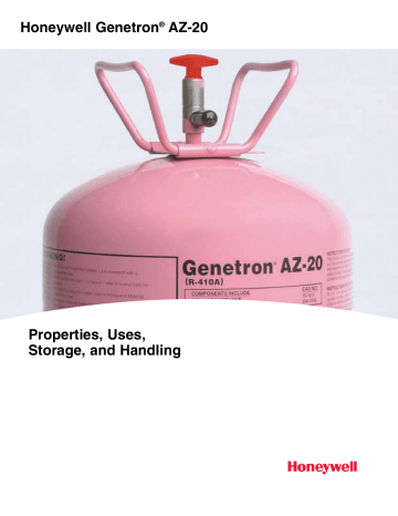 Honeywell Genetron AZ-20 Gases Refrigerantes User Guide | Manualzz