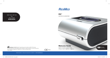ResMed H5i Heated Humidifier Brugervejledning | Manualzz