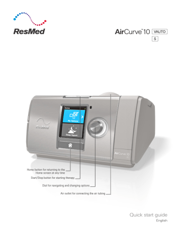 ResMed AirCurve 10 Bilevel Device User Guide | Manualzz