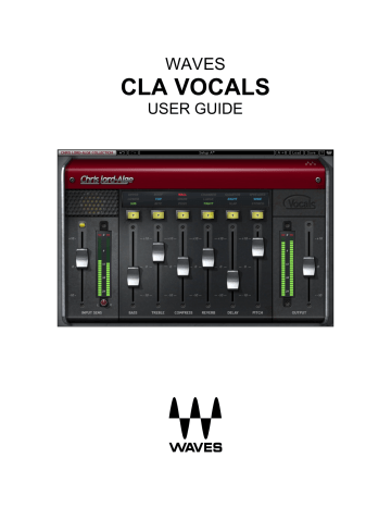 WAVES CLA Vocals Plugin User Guide | Manualzz