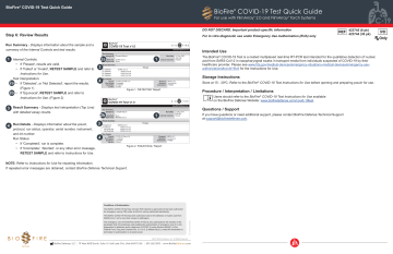 BioFire 423745 Pouch Loading Station User Guide | Manualzz