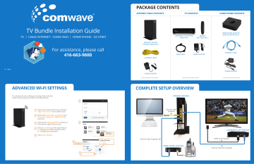 comwave CGNM-3550 Internet Modem Installation Guide | Manualzz
