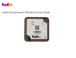 FedEx SenseAware - User Guide