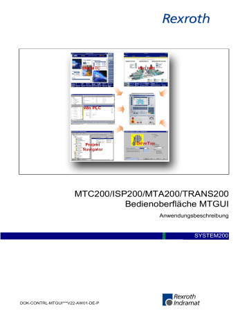 Bosch Rexroth R911294497 MTC200/ISP200/MTA200/TRANS200 Bedienoberfläche ...