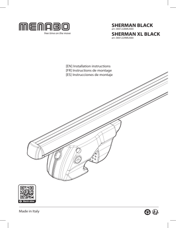 Menabo Sherman Roof rack for car Instructions | Manualzz