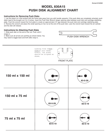 Newborn 830A15 Push Disk Alignment Chart Instructions | Manualzz