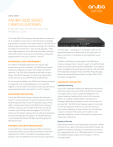 Aruba 9200 Series Campus Gateway DataSheet | AI Chat & PDF Download ...