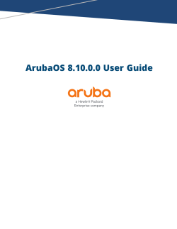 Aruba 9240 - Getting Started, Getting started guide, Reference guide ...