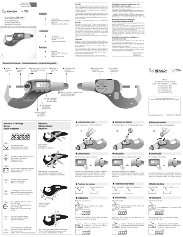 Tesa Technology MICROMASTER IP54 Benutzerhandbuch | Manualzz
