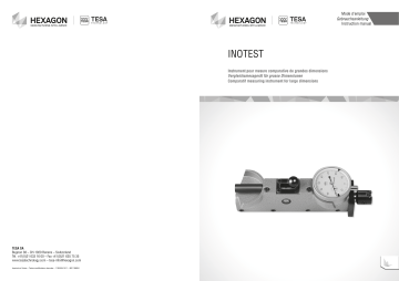 Tesa Technology INOTEST User Manual | Manualzz