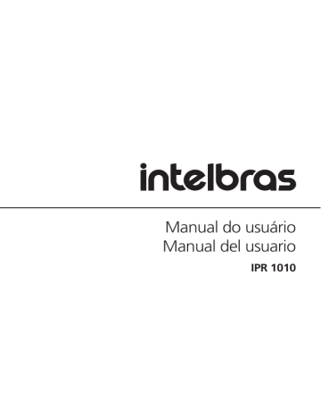 Intelbras IPR 1010 Manual do usuário | Manualzz
