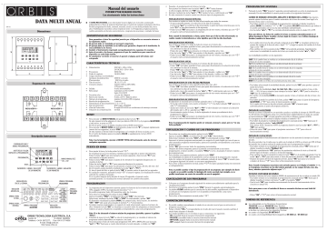 Orbis DATA MULTI ANUAL User Manual | Manualzz