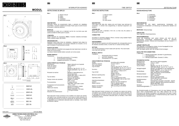 Orbis MODUL Benutzerhandbuch | Manualzz