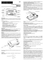 Orbis Mirus - Owner's manual, User manual