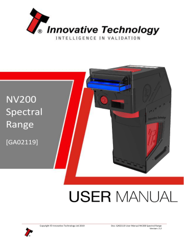Innovative Technology NV200 Spectral Technical Manual | Manualzz