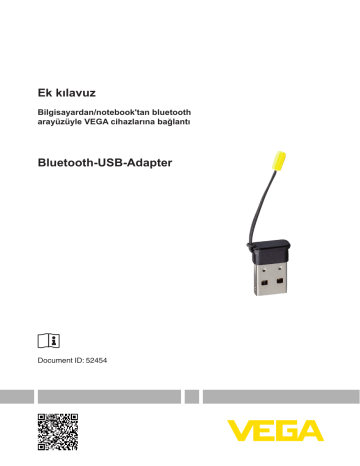 Vega Bluetooth USB adapter Bluetooth USB adapter for adjustment software Kullanım kılavuzu ...