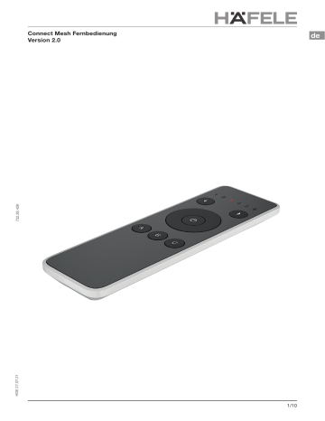 Hafele 850.00.040 Remote control Installationsanleitung | Manualzz