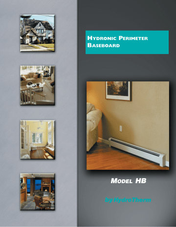 Hydrotherm HB-750-A4 4 ft. Hydronic Perimeter Baseboard Enclosure and ...