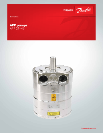 Danfoss APP 38-46 21-46 pumps Installation Guide | Manualzz