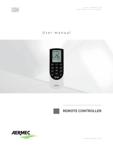 Aermec SPG Mono-split air/air conditioner User Manual | Manualzz